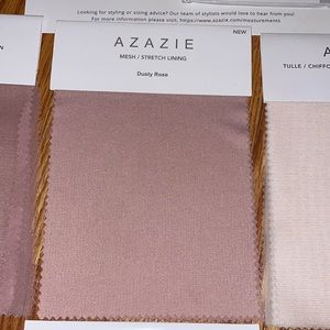 Azazie | Other | Azazie Color Swatches Measuring Tape Size Guide | Poshmark